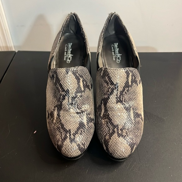 Coach and Four | Shoes | Snake Print Heels | Poshmark